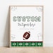 Football Party Signs - Set of 6 Football Birthday Signs - First Year ...