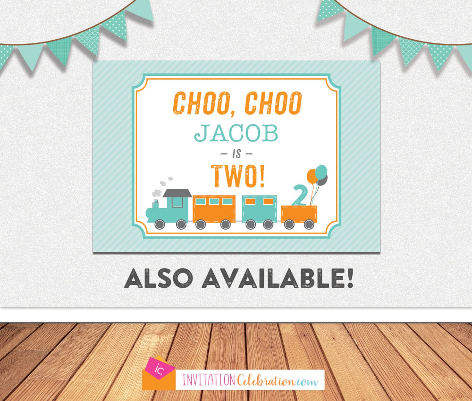 Pink Train Party Backdrop Girl Birthday Train Poster - Etsy