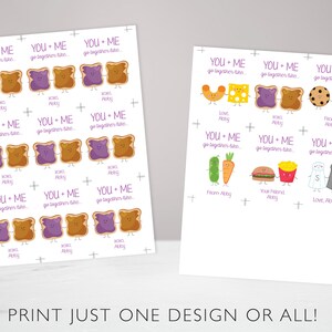 Valentine Cards for Class - Kids PRINTABLE - Perfect Pair - Milk ...