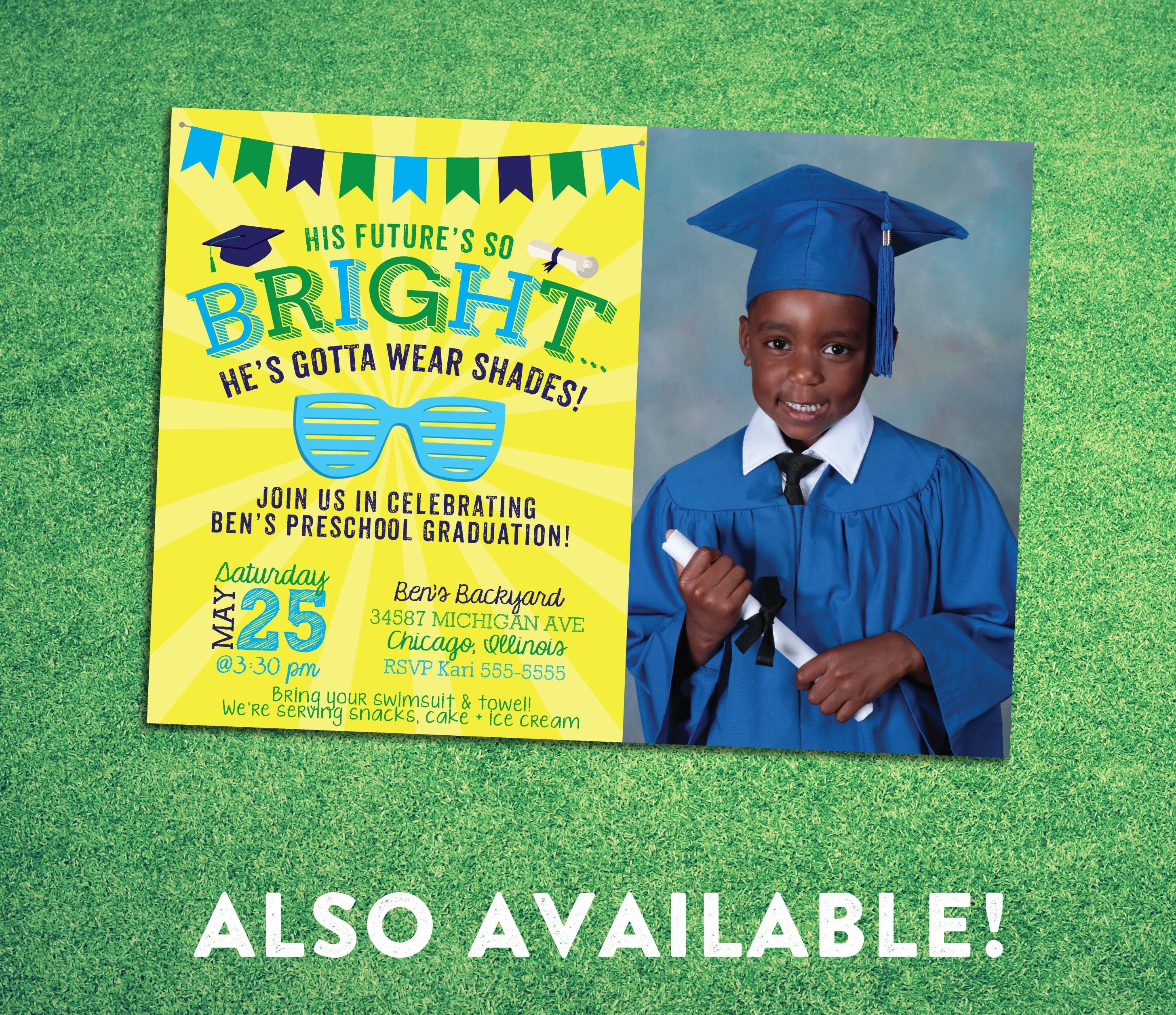 Preschool Graduation Invitation Kindergarten Graduation | Etsy