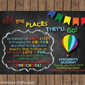 Neon Middle School Graduation Invitation Digital File Glow | Etsy