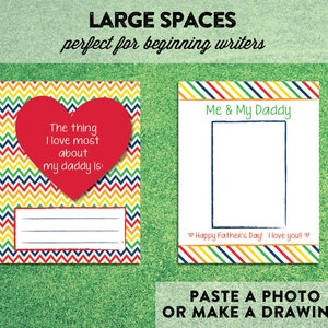 Father's Day Gift From Kids All About My Daddy Book Digital Download ...