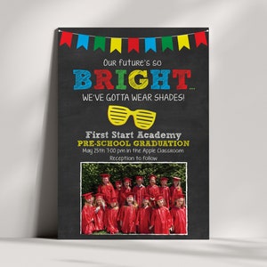 Preschool Graduation Party Invitation - Kindergarten Graduation ...
