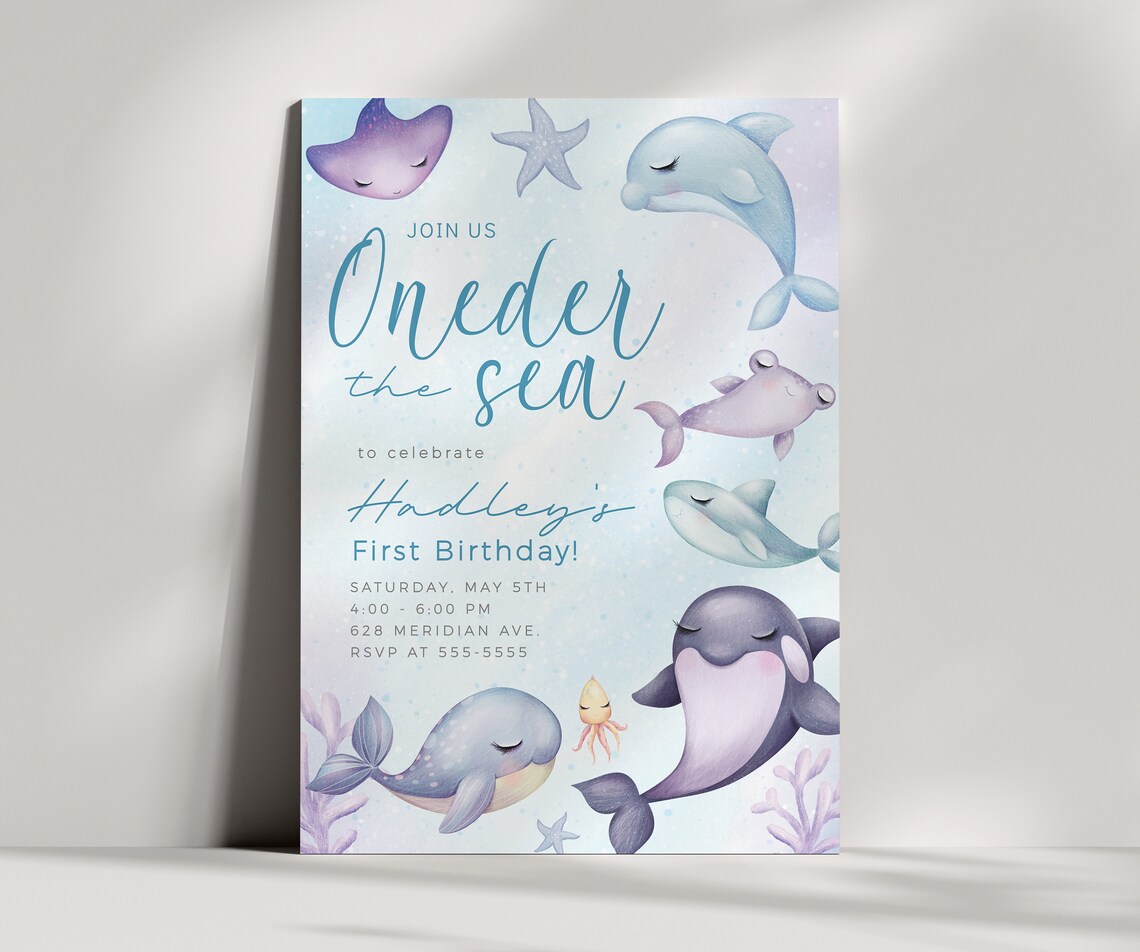 Oneder the Sea Time Capsule - Orca Under the Sea Birthday Party ...