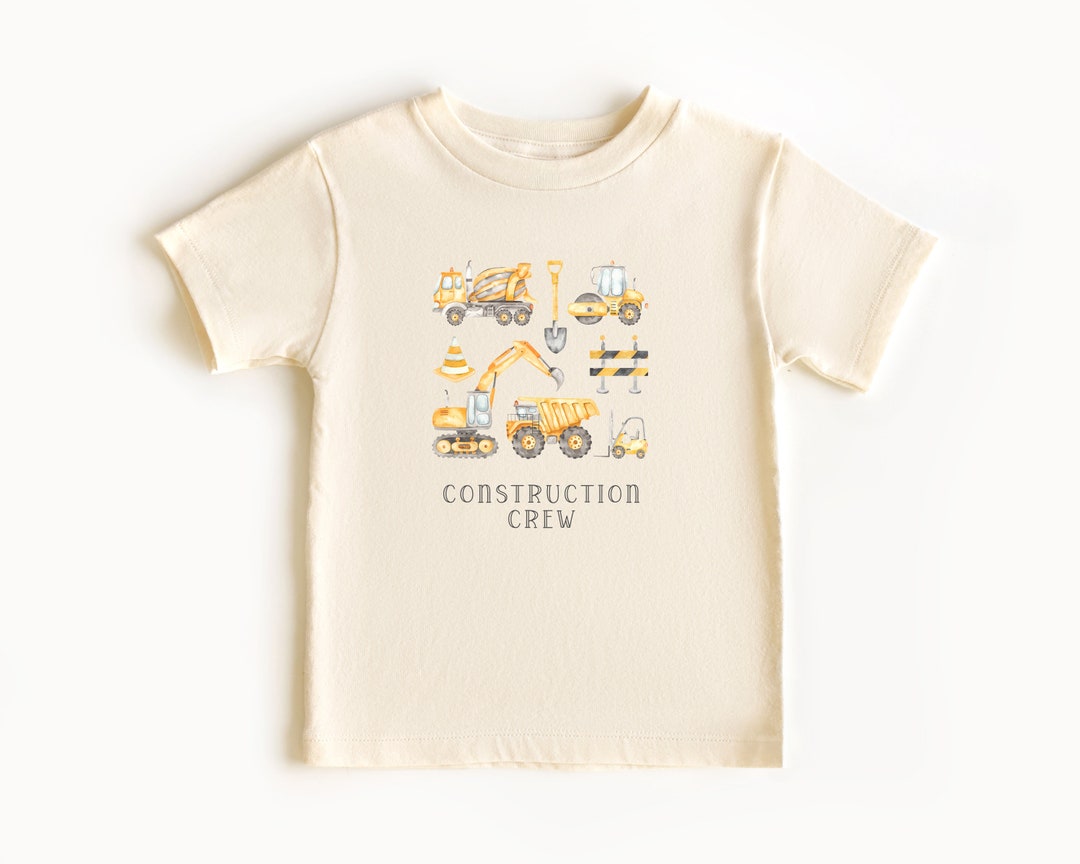Construction Crew Shirt - Truck Kids Shirt, Dump Truck Shirt, Toddler ...