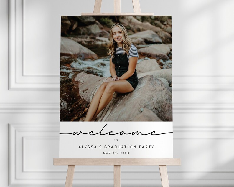 Printable Graduation Invitation Boho Arch Party Invite - Etsy