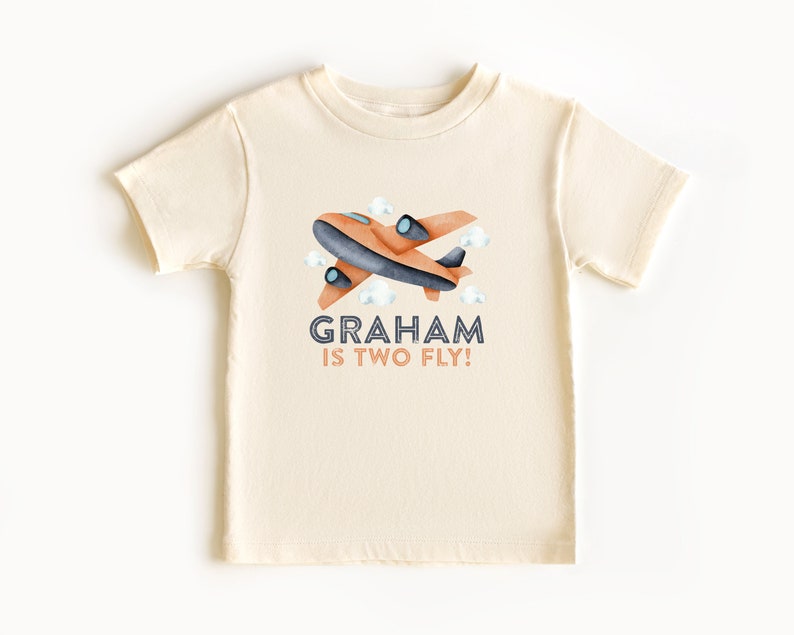 Airplane Birthday Shirt - TWO FLY Kids 2nd Birthday Party T-shirt ...