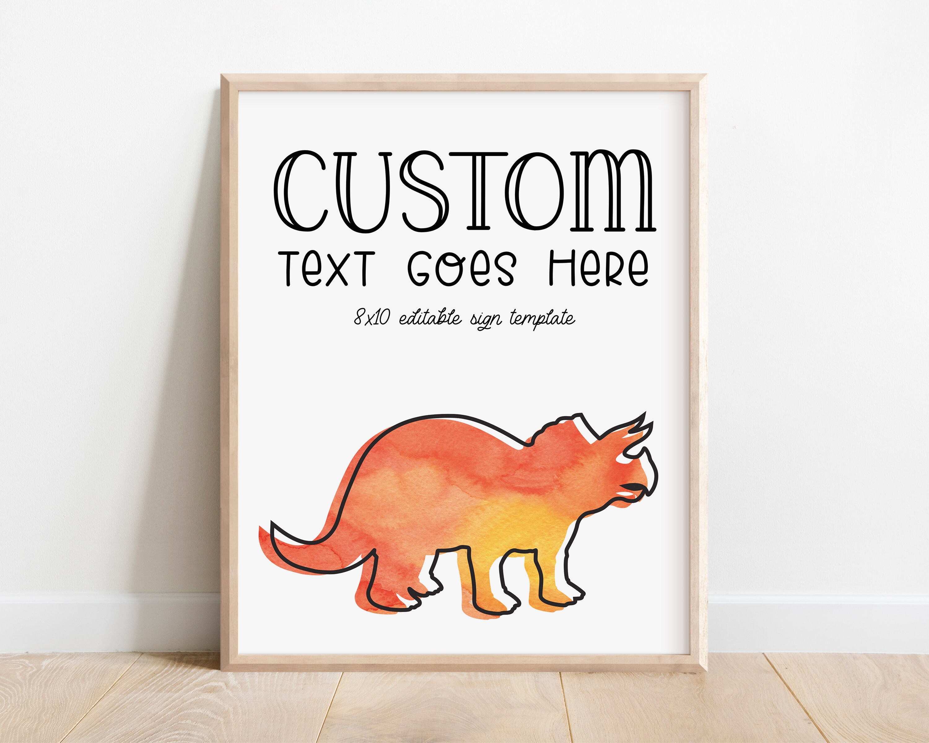 Editable Dinosaur Birthday Signs - Dinosaur Party Sign - Set of 4 ...