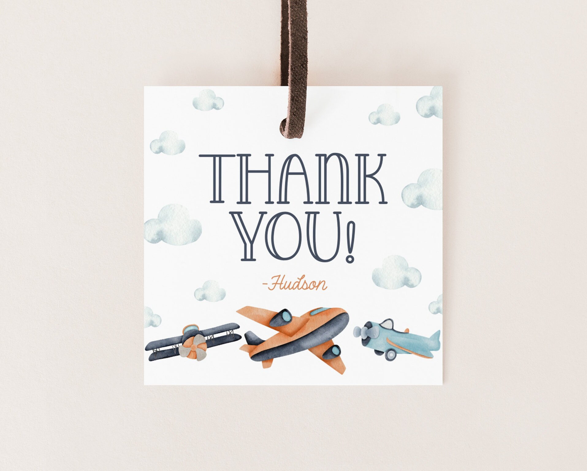 Airplane Birthday Invitation - Vintage, Retro, Fly on Over, Editable ...