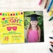 Preschool Graduation Invitation Girl Kindergarten Graduation Future is ...