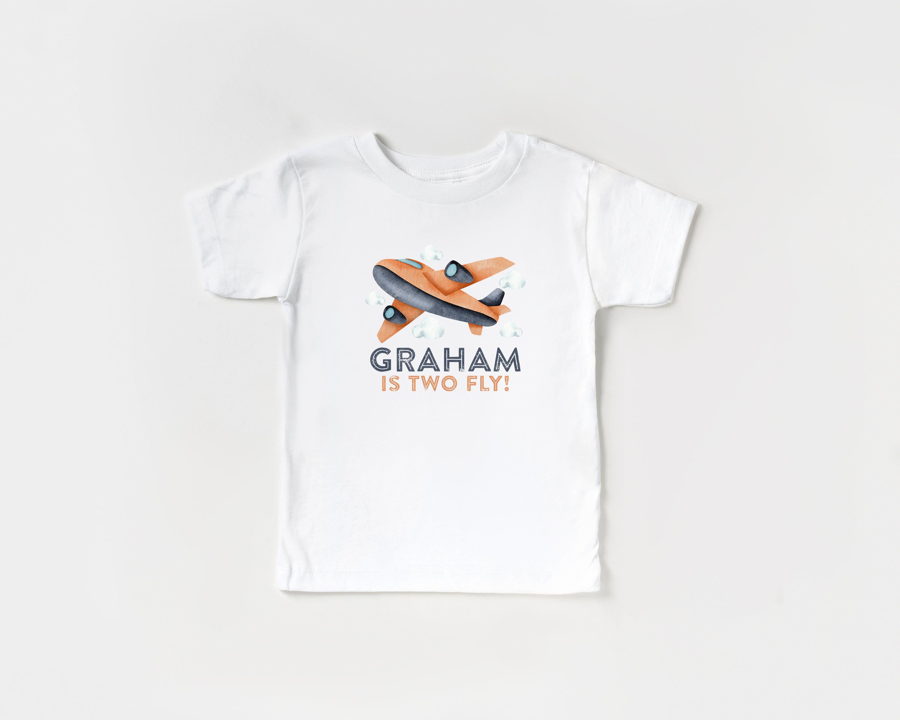 Airplane Birthday Shirt - TWO FLY Kids 2nd Birthday Party T-shirt ...