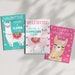 Llama Valentine - Editable Template - Llama School Valentine Card ...