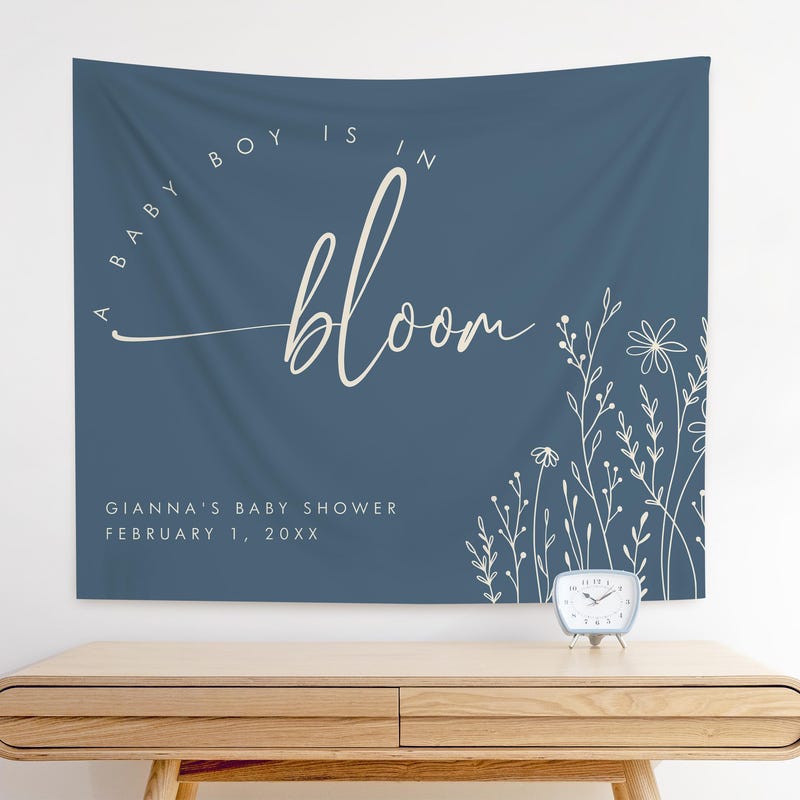 Baby Boy Backdrop - Etsy