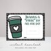 Coffee Gift Card Holder Printable - Etsy