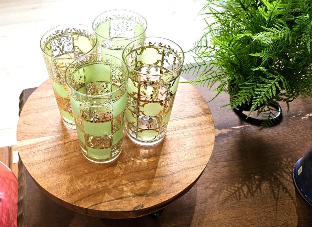 Culver Prado Vintage Drinking Glasses 1950 Kitchen Decor Retro Drinking ...
