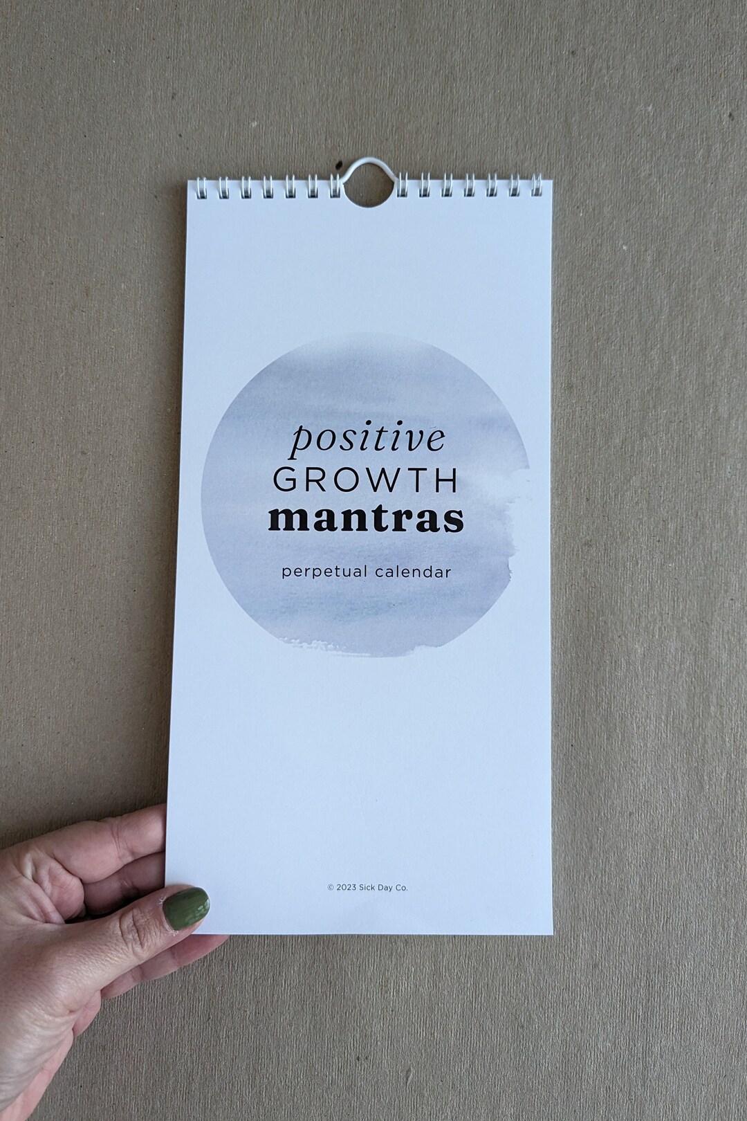 Perpetual Calendar: Mantras - Self-improvement - Reflection Coil-bound ...