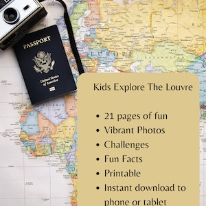 Kids Explore, the Louvre , Scavenger Hunt, France, Printable ...