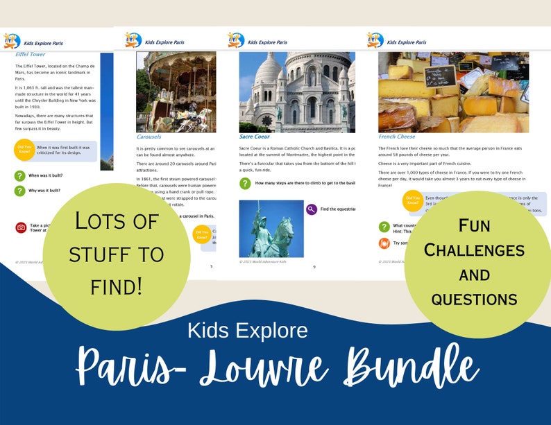 Paris/louvre Museum Scavenger Hunt, France Travel Activity, Printable ...