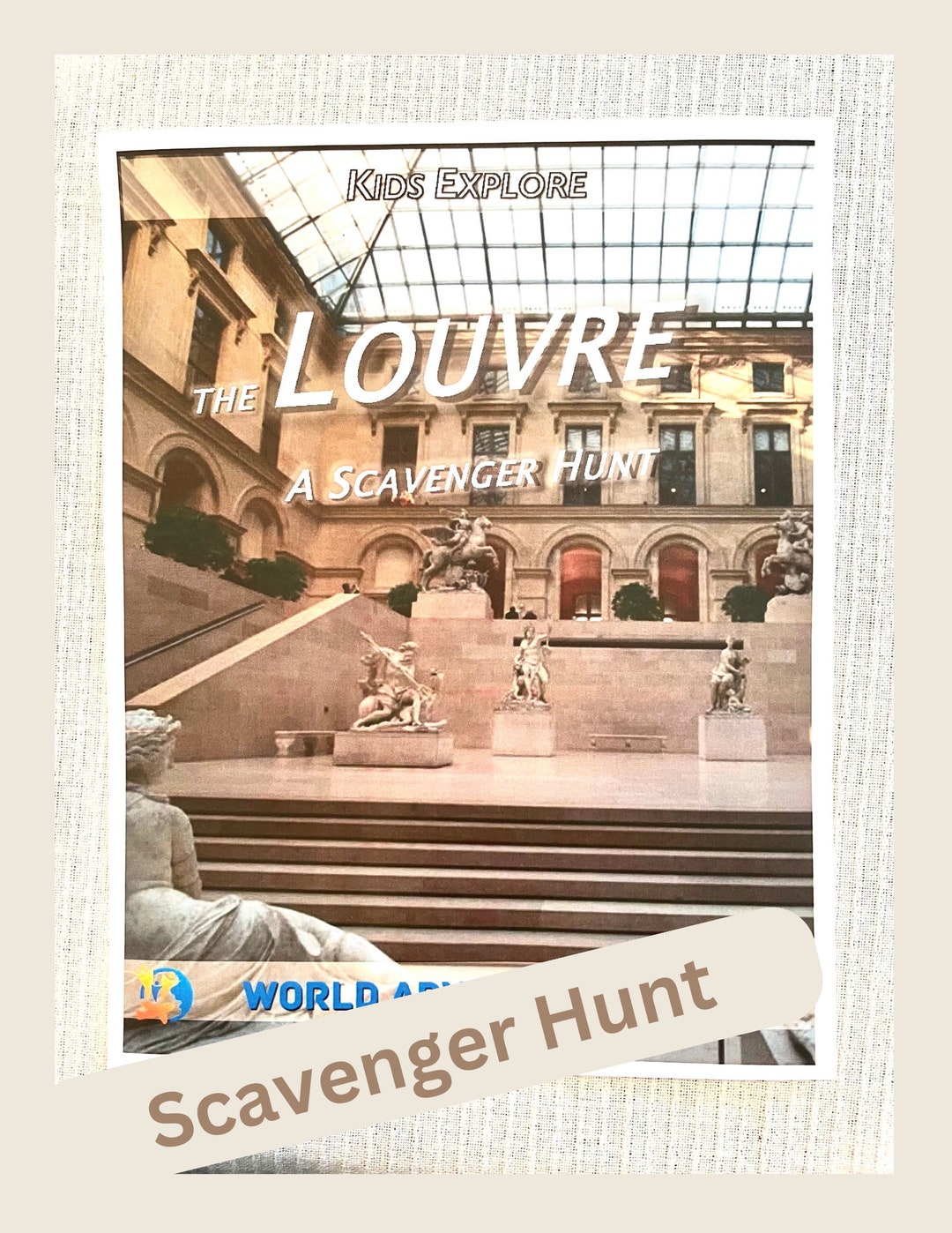 Kids Explore the Louvre Scavenger Hunt France Printable - Etsy Australia
