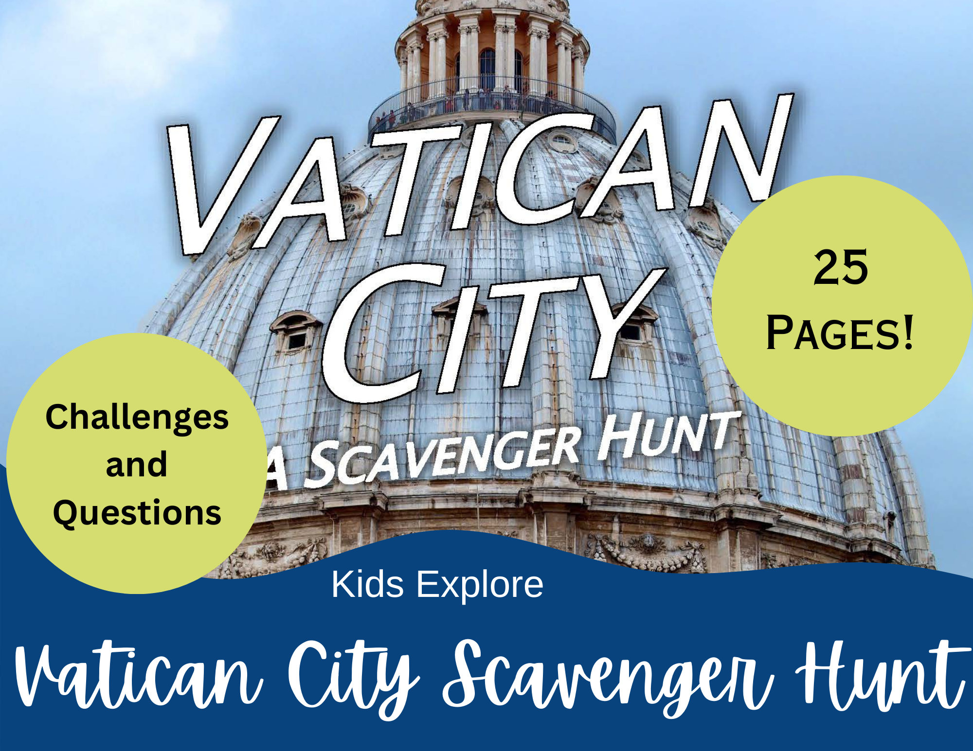 Vatican City Scavenger Hunt, Printable, Downloadable, Rome With Kids ...