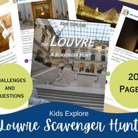Paris/louvre Museum Scavenger Hunt, France Travel Activity, Printable ...