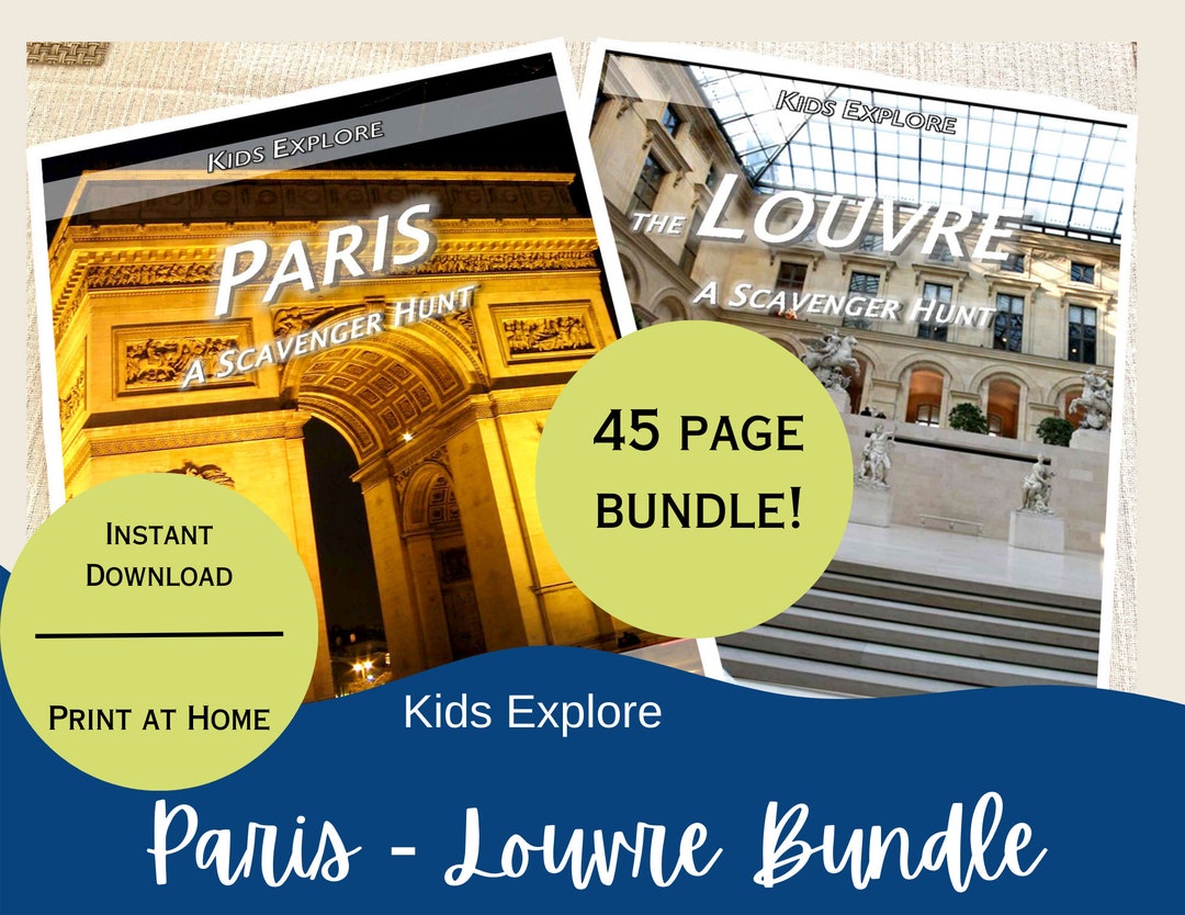 Paris/louvre Museum Scavenger Hunt, France Travel Activity, Printable ...