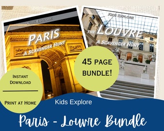Louvre Museum Scavenger Hunt for Kids Printable PDF - Etsy
