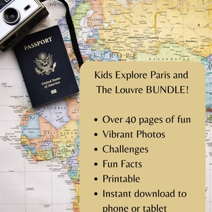 Paris/louvre Museum Scavenger Hunt, France Travel Activity, Printable ...
