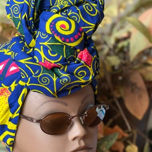 Multi-colored Head Wrap| Ankara Fabric | Headscarf |gifts - Etsy