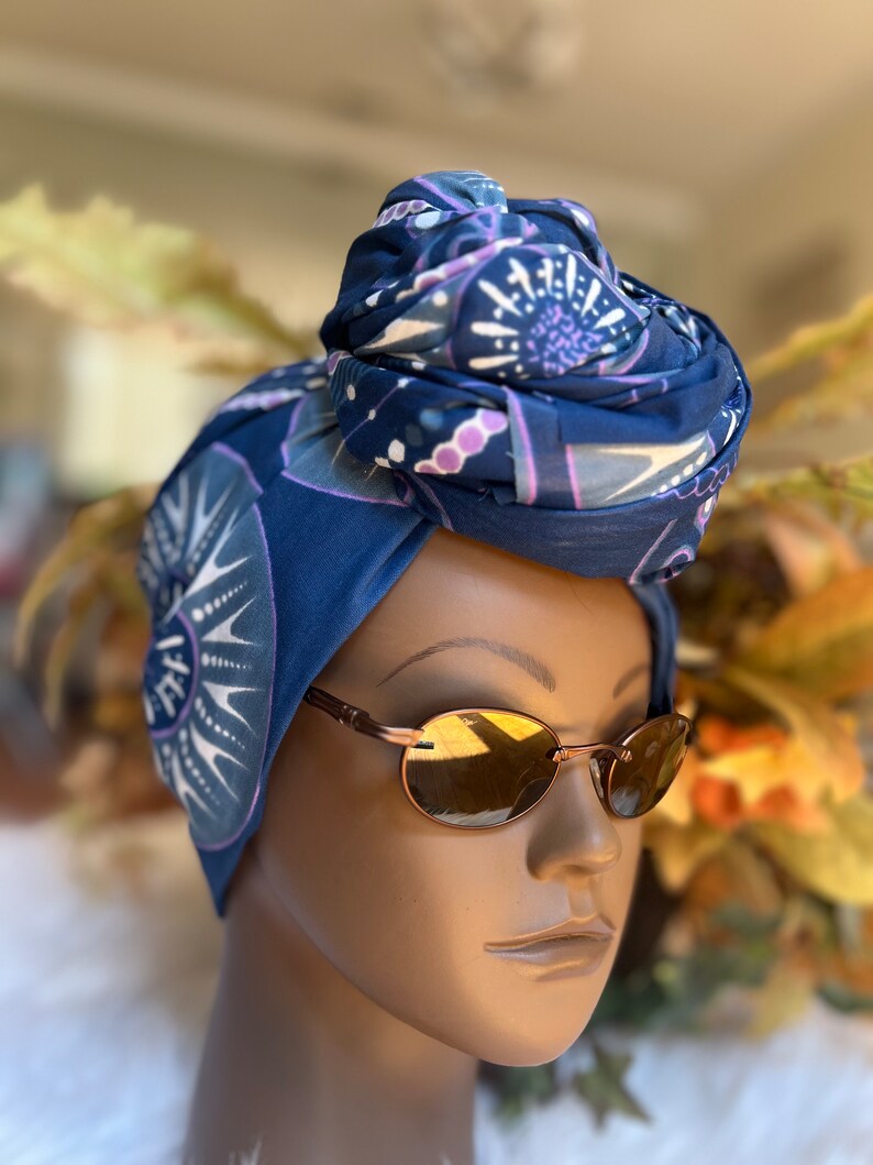 Multi-colored Head-wrap, Hair Accessories, Headscarf, 100% Ankara ...