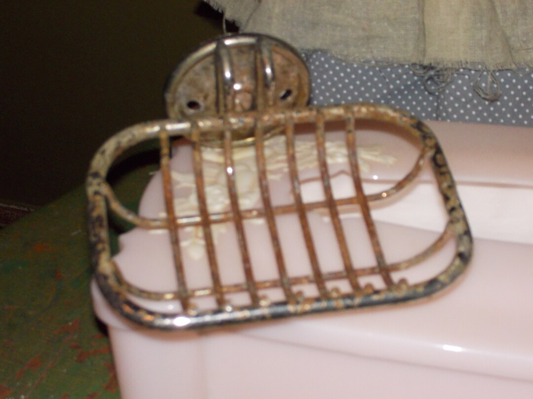 Vintage Heavy Metal Soap Dish With Original Screws - Etsy