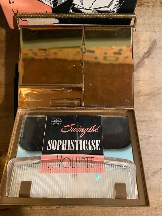 vintage volupte swinglok carryall compact sophisticase - Gem