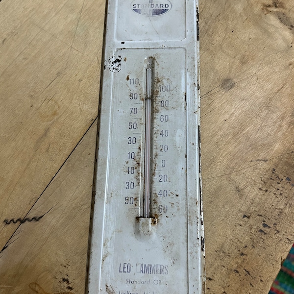 Vintage Oil & Gas Thermometers - Etsy