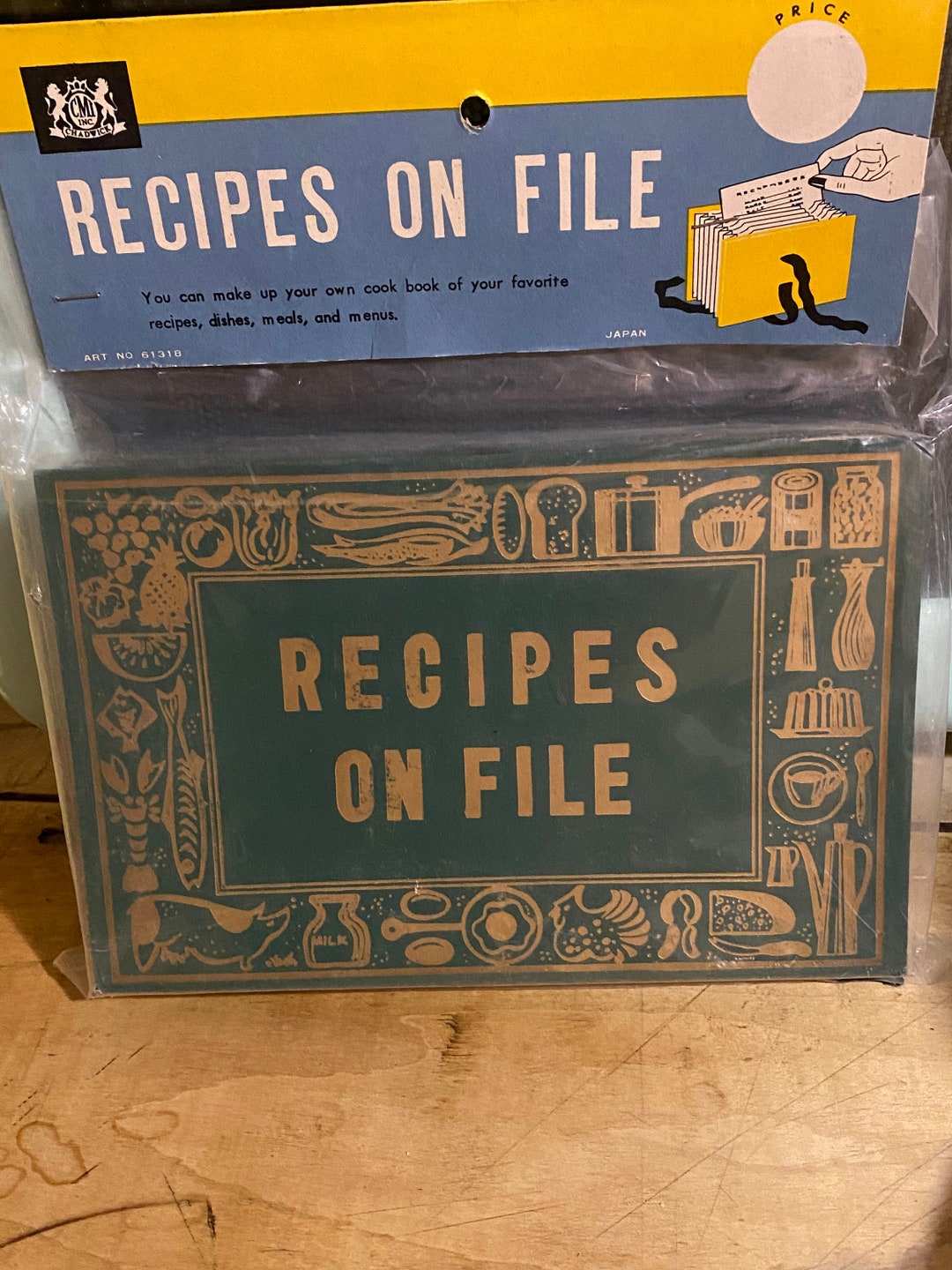 Vintage Accordion Recipe File Book New Old Stock - Etsy