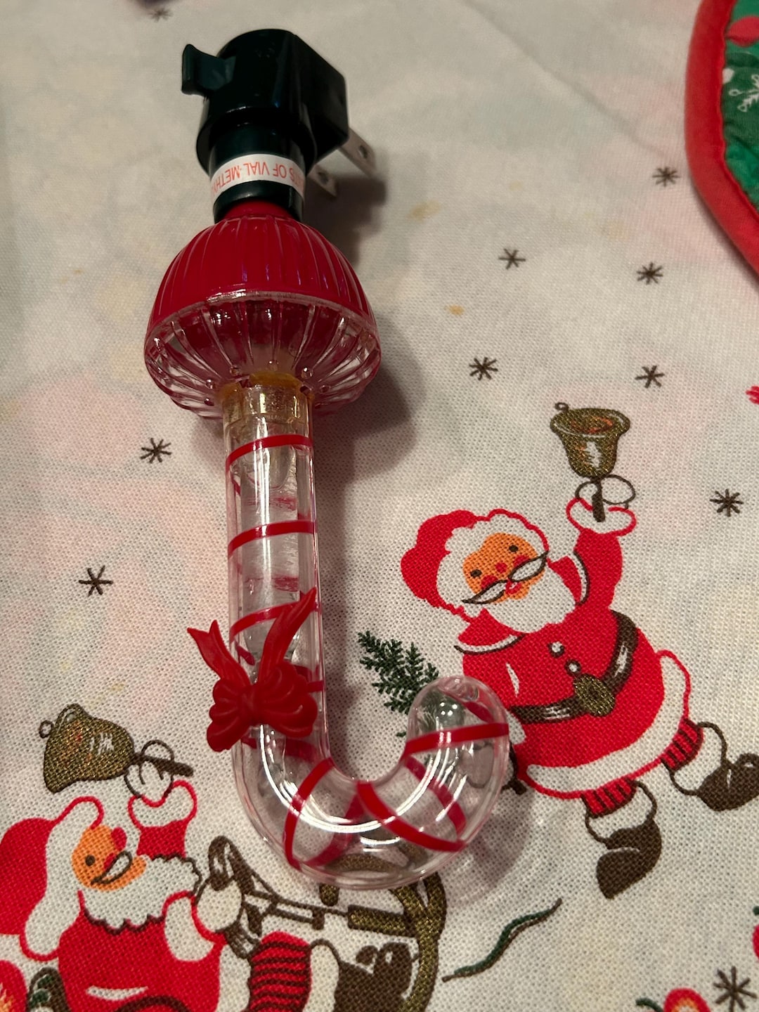 Vintage Christmas Candy Cane Night Light - Etsy
