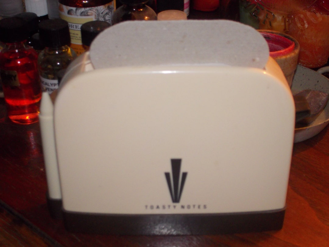 Vintage Bakelite Plastic Toaster Note Dispenser - Etsy