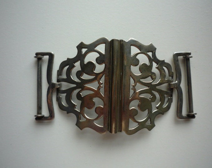 Antique Victorian Edwardian Ornate Sterling Silver Nurses Buckle - Etsy