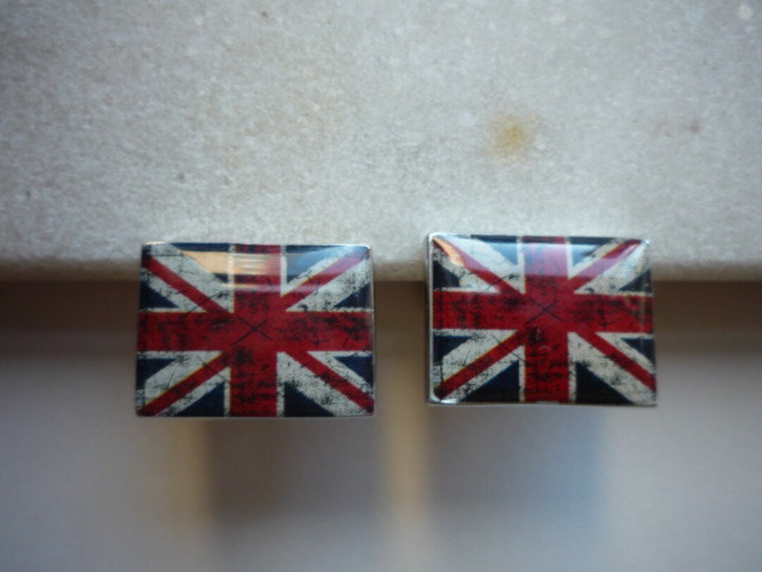 Vintage Mod Union Jack Flag Red White & Blue Ben Sherman Cufflinks - Etsy