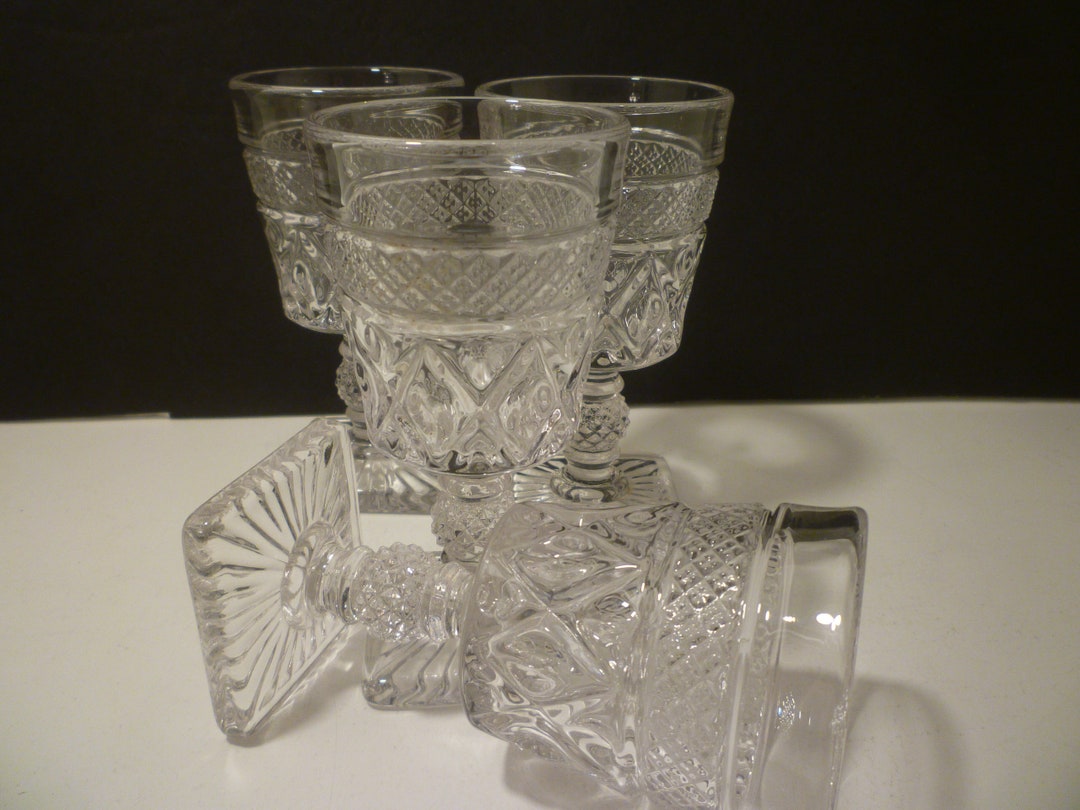 Cape Cod Vintage Stemware Liqueurs / Cordials Set 4 CAPE COD Pattern ...