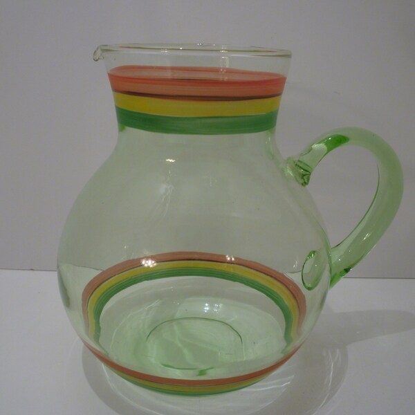 Glass Pitcher - Etsy