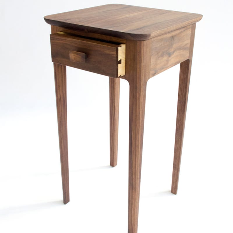 Walnut Nightstand - Etsy