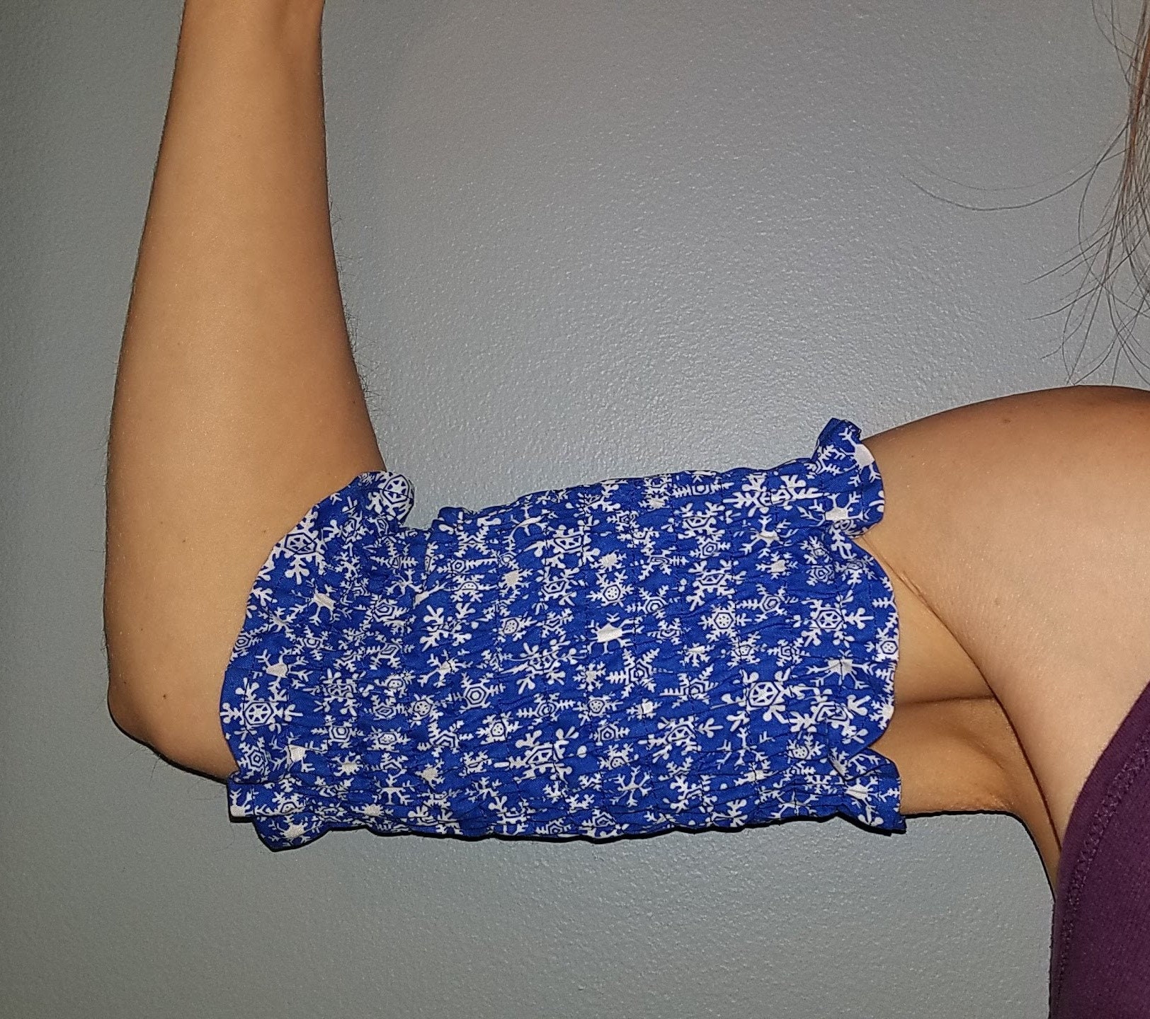 Custom Shirred PICC Line Cover, IV Cuff, Dialysis Sleeve, Diabetic Arm ...