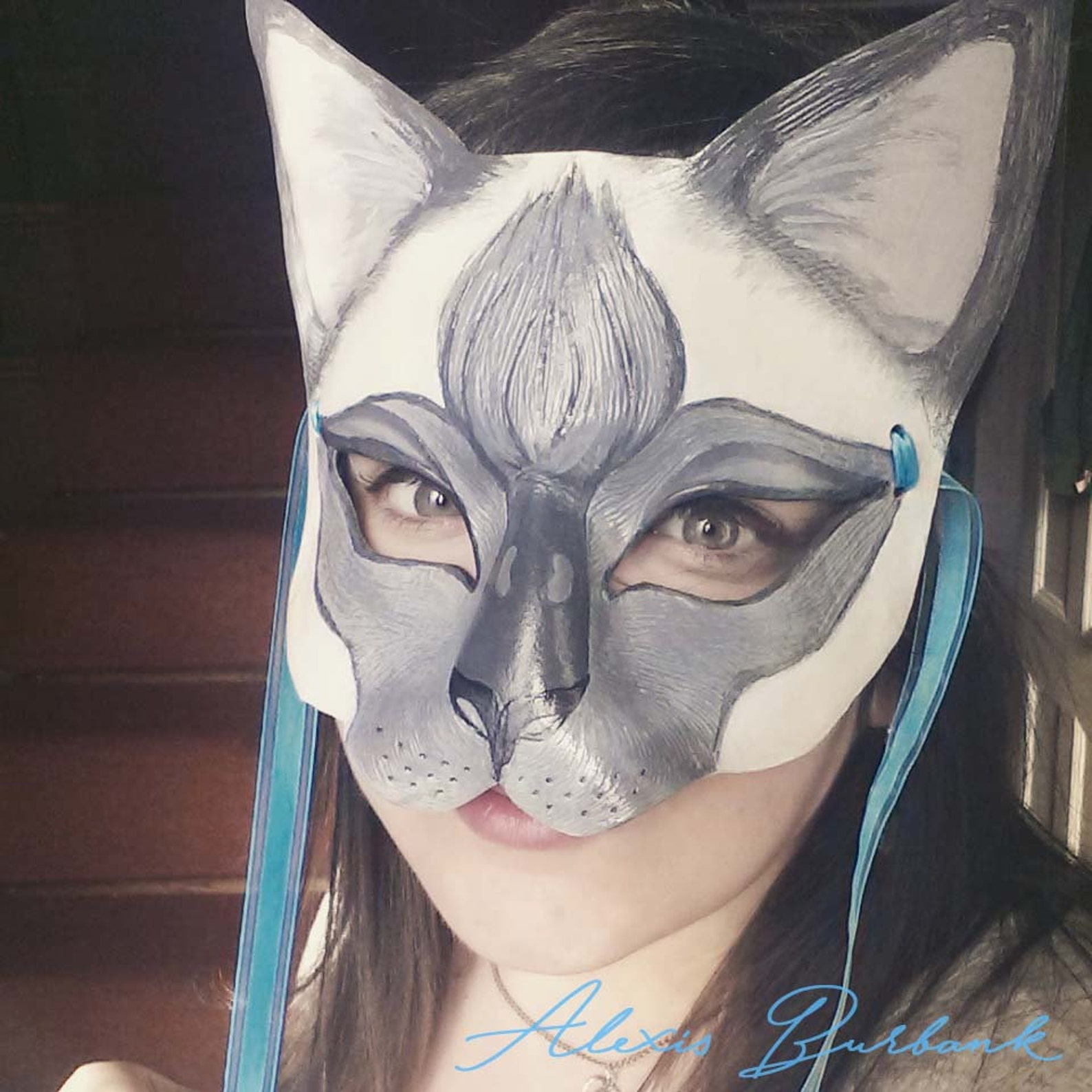 Custom Leather Cat Mask made to Order - Etsy