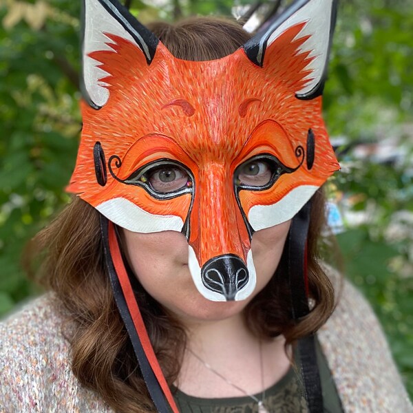 Fox Masquerade Mask - Etsy