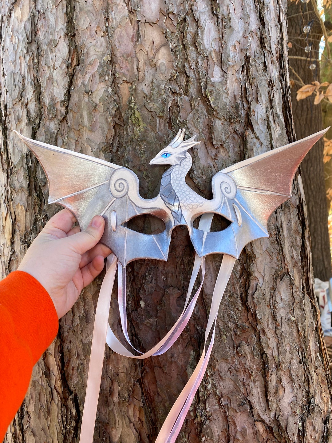 Custom Dragon Leather Masquerade Mask - Etsy