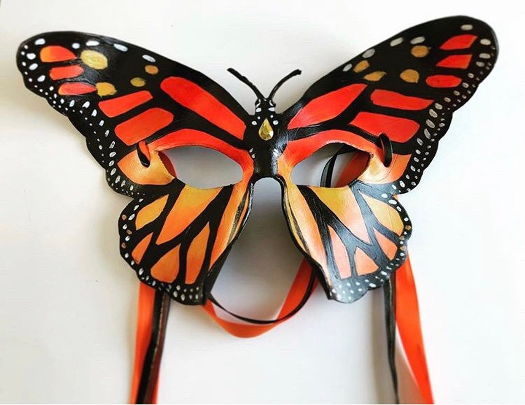 Custom Monarch Leather Mask - Etsy