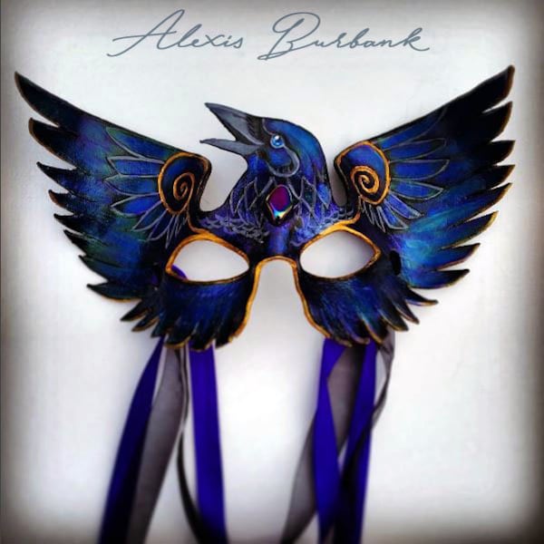 Crow Mask - Etsy