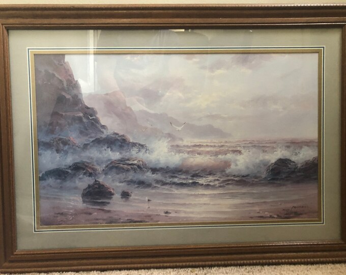 Bob Sanders - Framed Lithograph Print - "luminous Waves" - Etsy