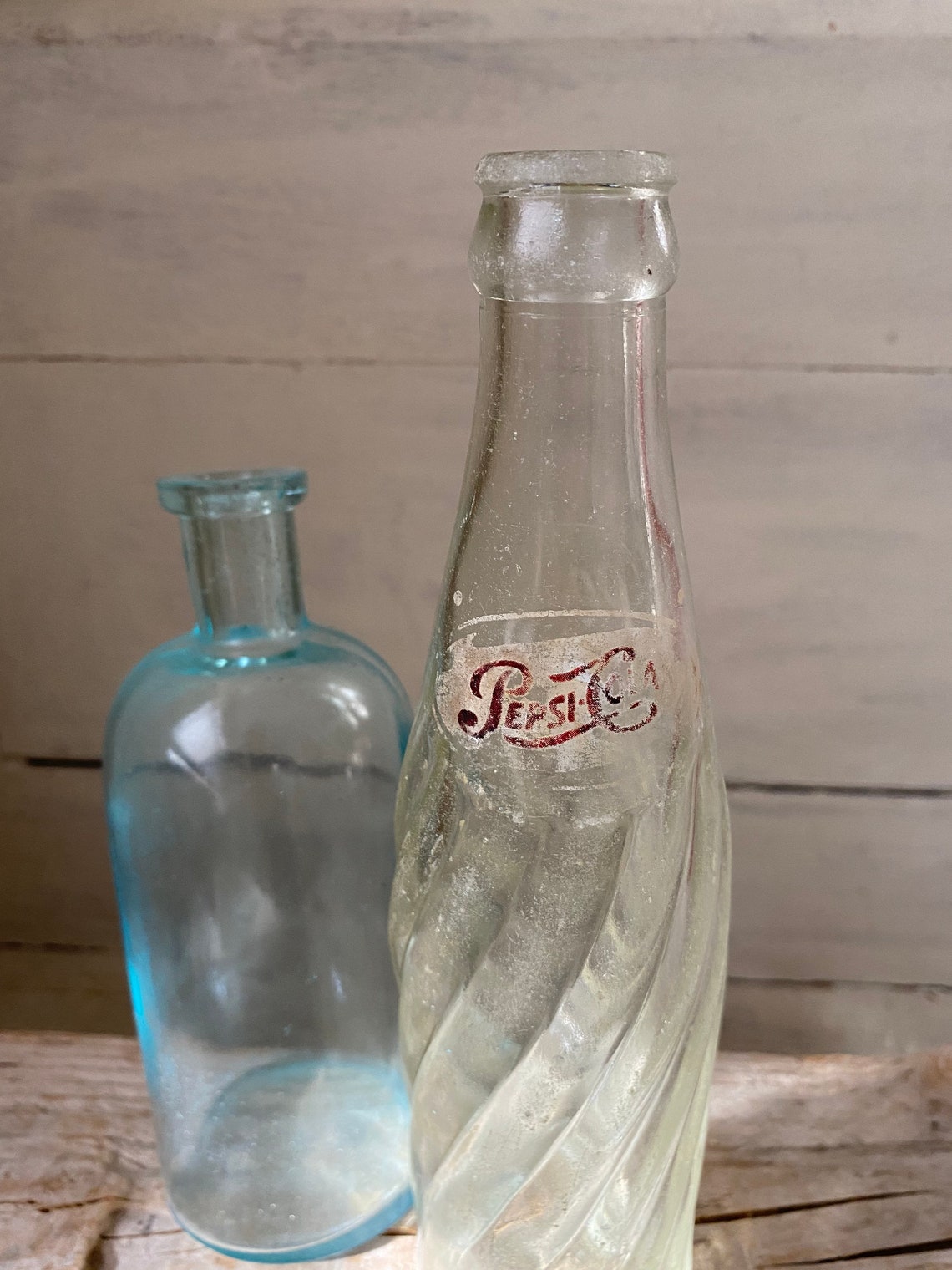 Vintage Pepsi Cola Glass Bottle, 1960 Pepsi Cola Bottle, Pepsi Cola ...