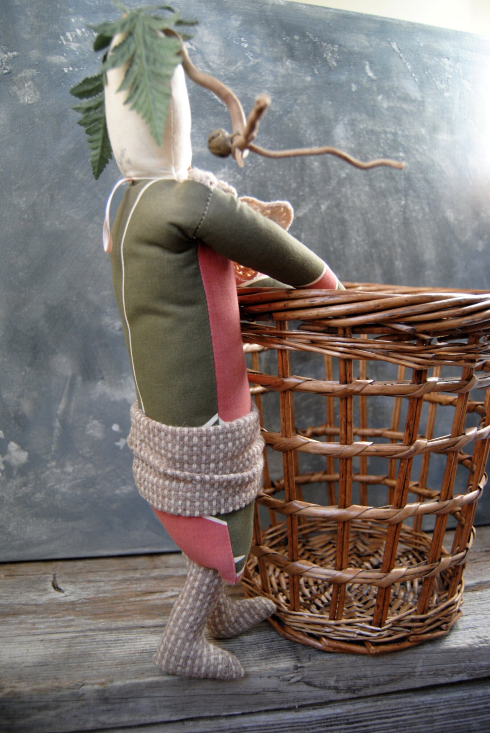 Art Doll Vintage Hand Crafted Original Wall Art Doll | Etsy